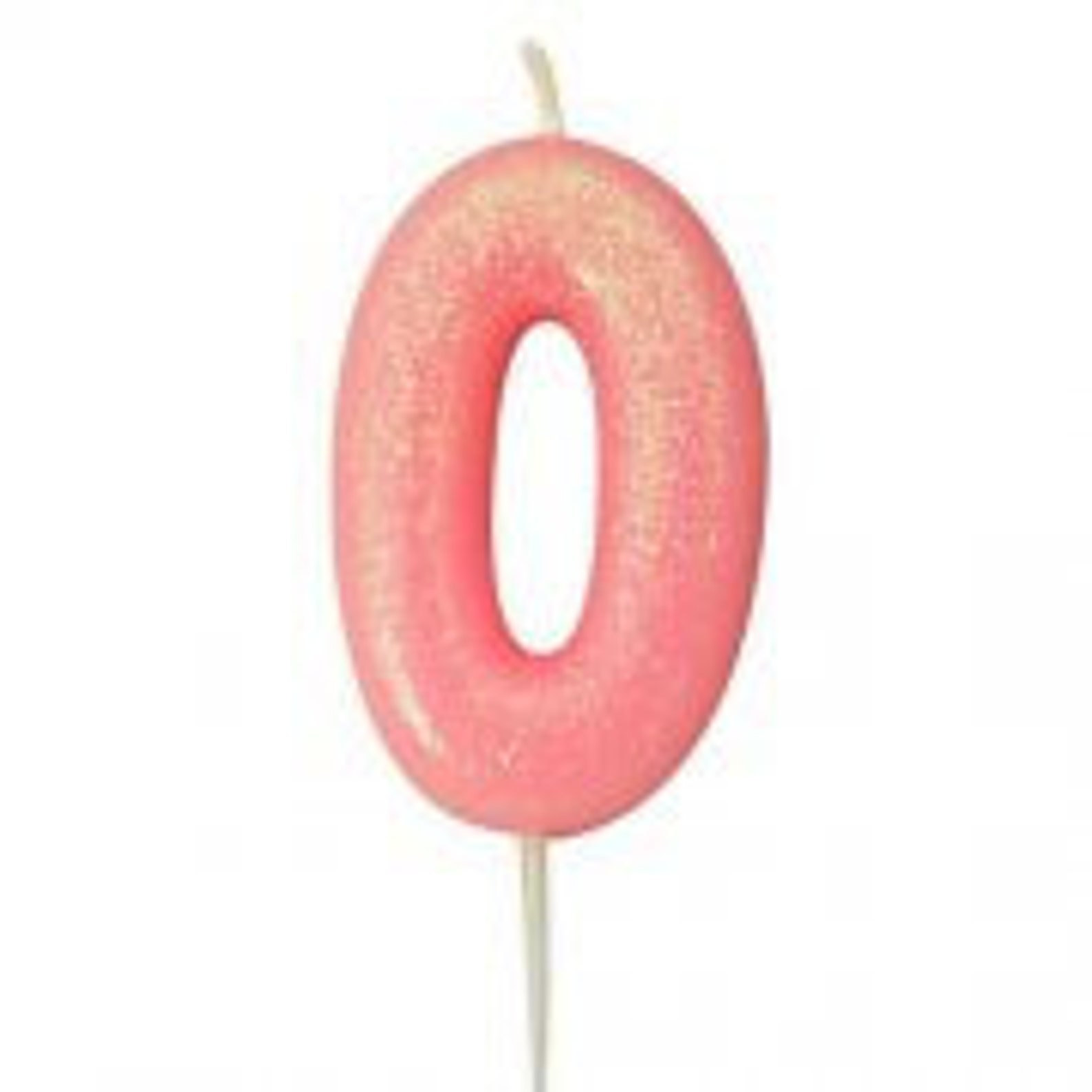 Number 3 Pink Glitter Candle Pink Birthday Candles Birthday | Etsy