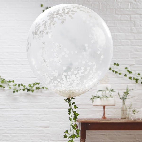 Large White Balloons - Etsy