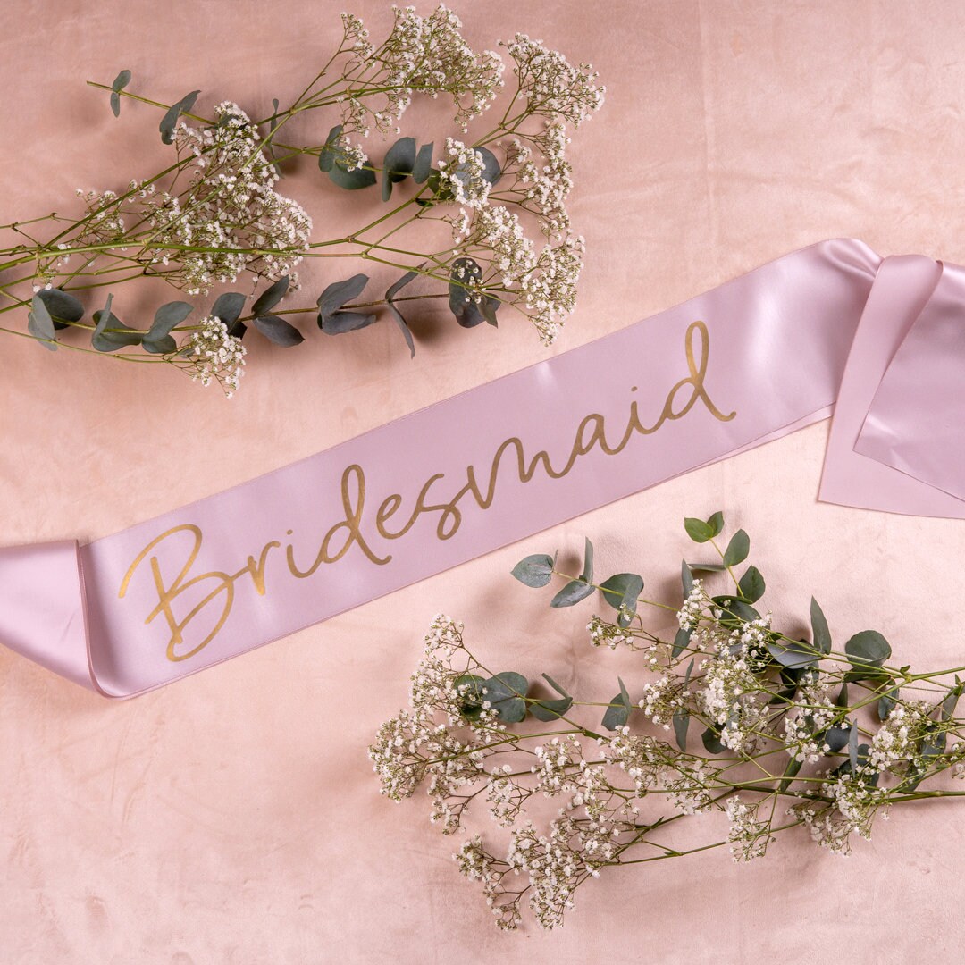 Custom Bridesmaid Sash Hen Party Sashes Bachelorette Party - Etsy