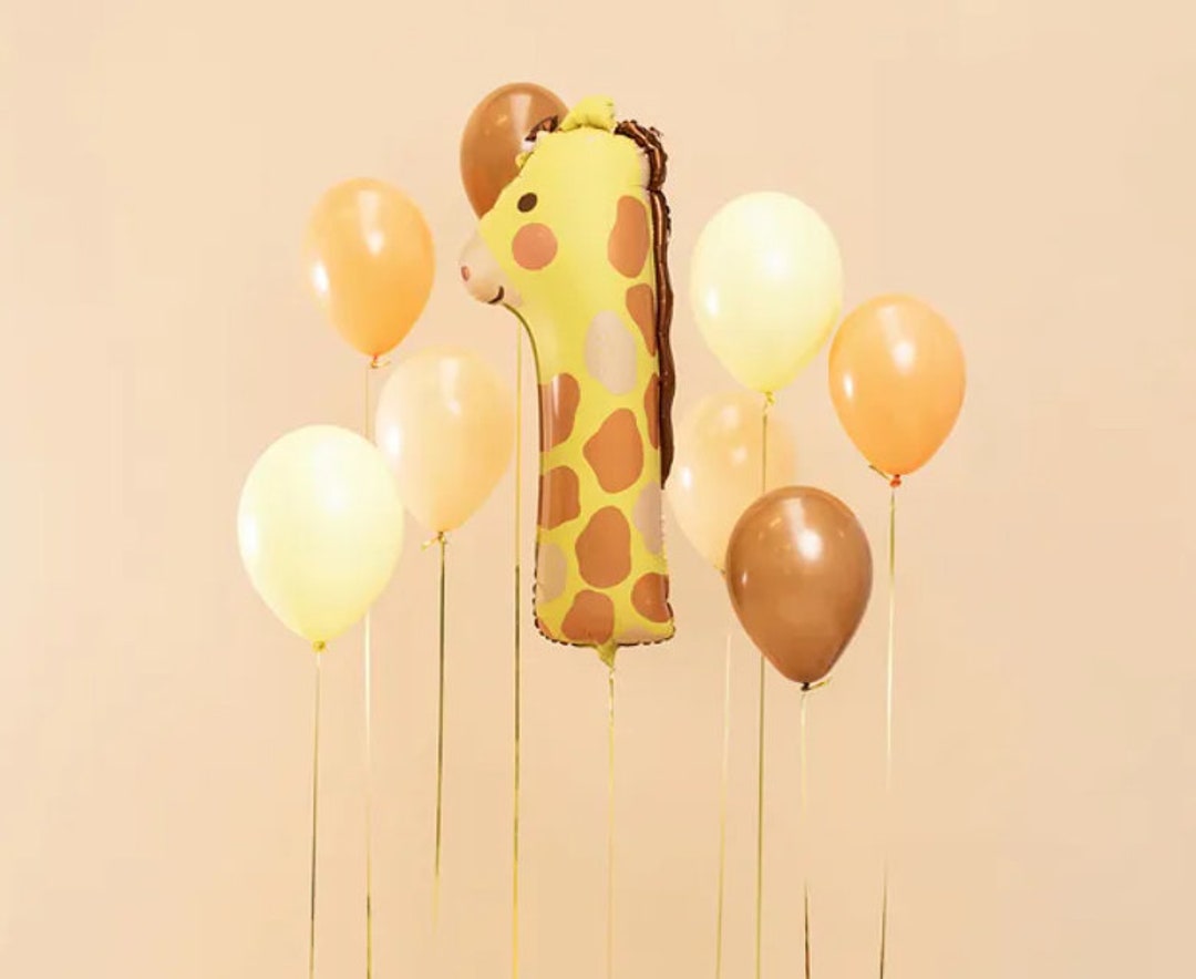 32 Giraffe Number 1 Balloon Animal Birthday Party - Etsy