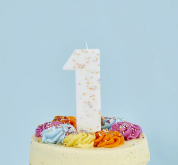 Number 1 Birthday Candles
