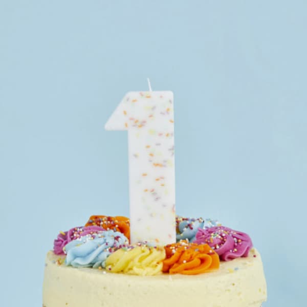 1st Birthday Candle - Etsy