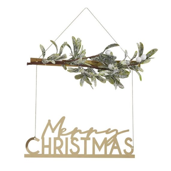 Hanging Christmas Mistletoe