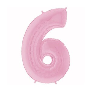 26 Pastel Pink Number Balloons Birthday Party Balloons - Etsy