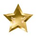 6 Gold Star Plates, Baby Shower Star Party Plates, Christmas Plates ...