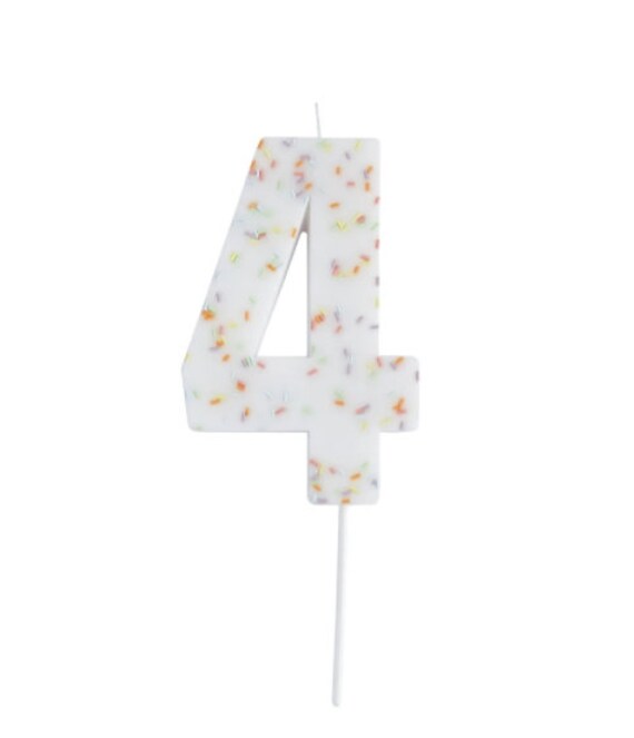 Number Birthday Candles 4