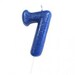 Number 6 Blue Glitter Candle, Blue Birthday Candles, Birthday Cake ...
