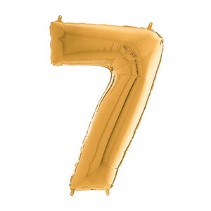 26 Gold Number Balloons, Birthday Party Balloons, Party Decorations ...