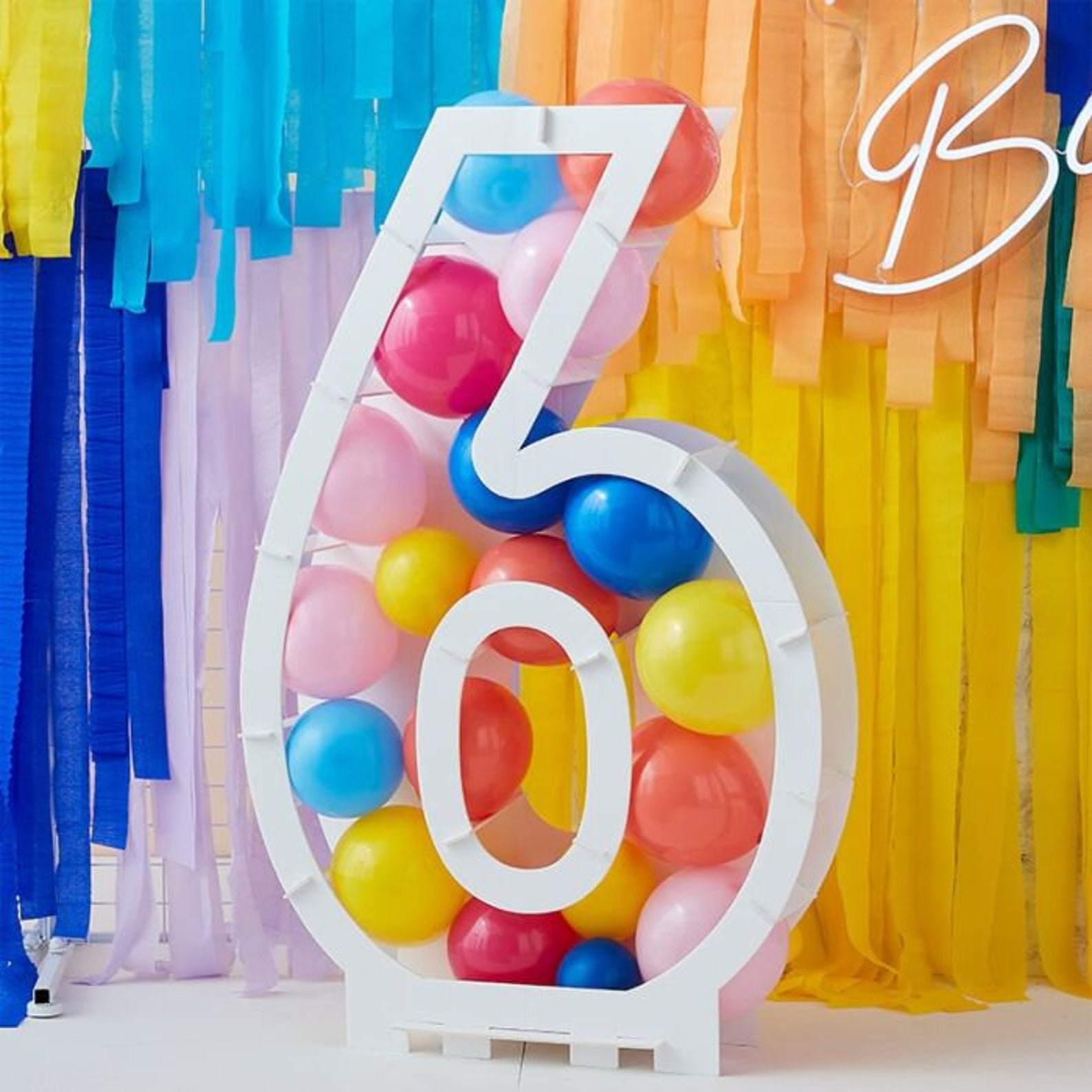 Balloon Number 6 Birthday Party Decoration Birthday Party - Etsy UK