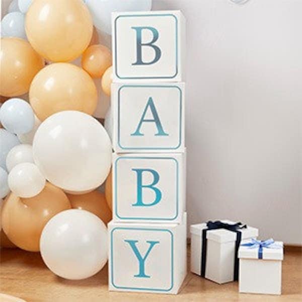 Baby Shower Blocks - Etsy