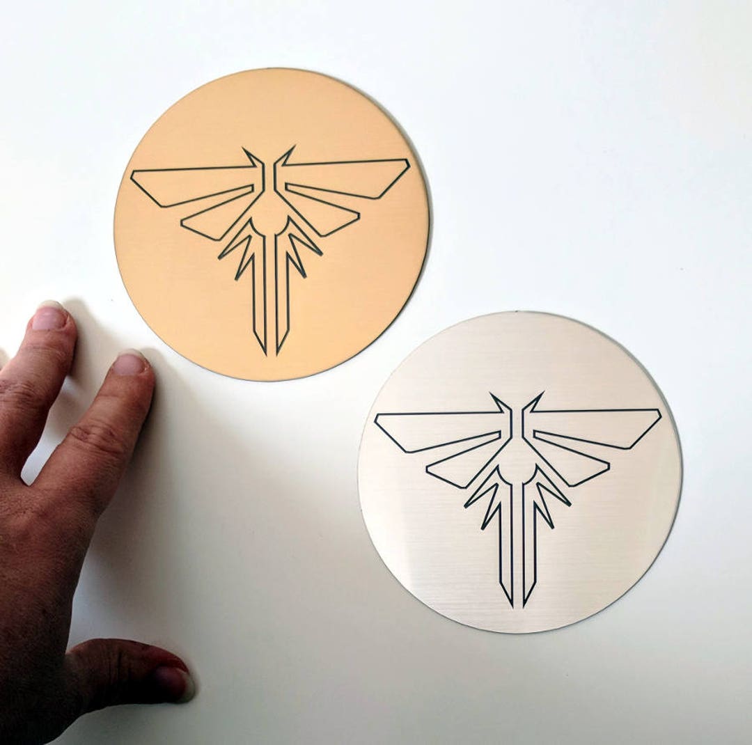 The Last of Us Sticker, Metallic Silver and Gold. Fireflies Symbol From ...