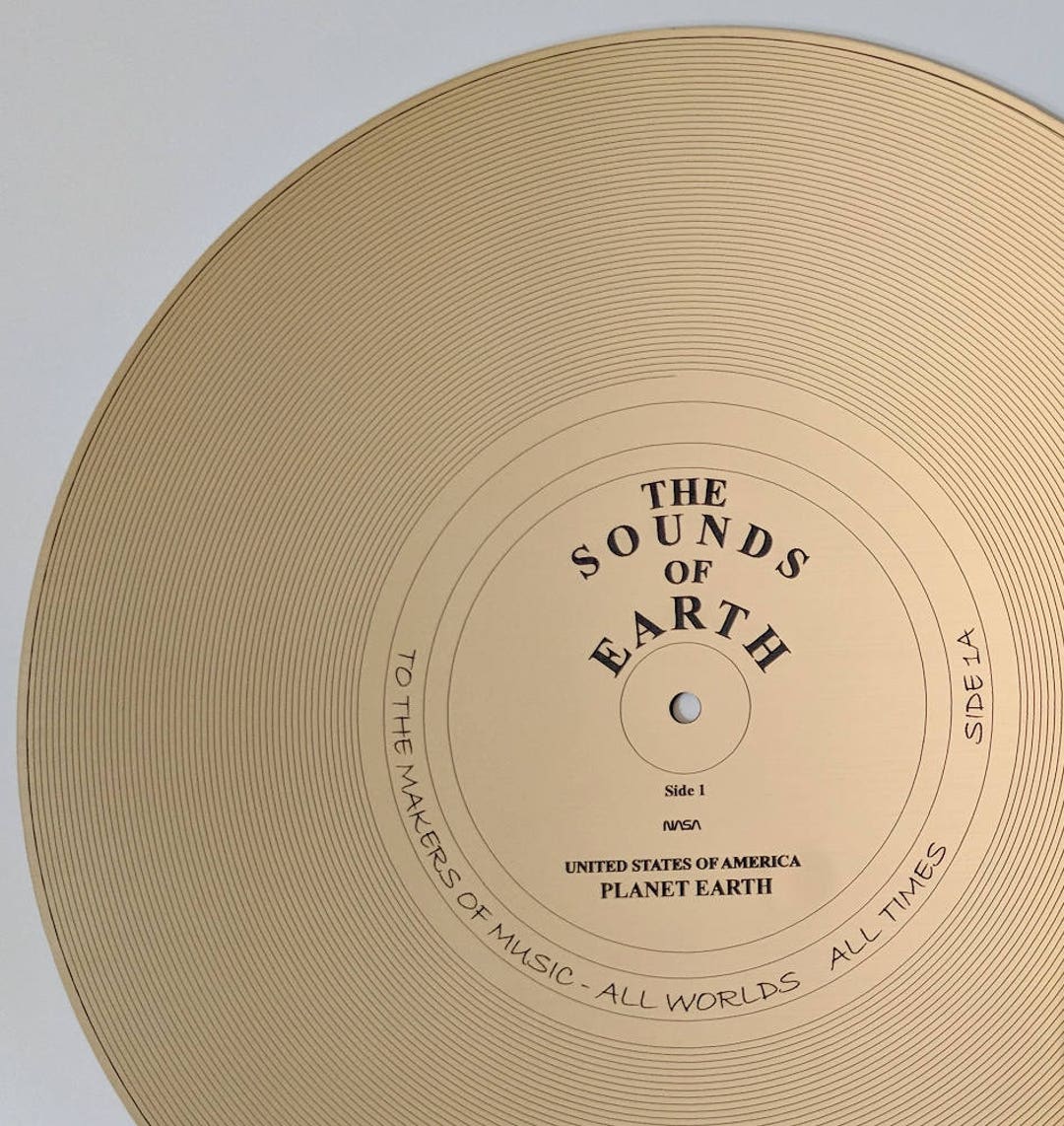 The Sounds of Earth Full Size Replica of NASA Voyager Golden Record ...