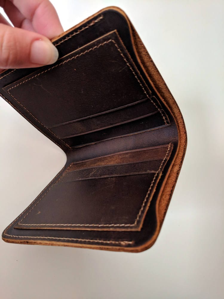 Genuine leather rawhide wallet, laser engraved with The Last of Us ...