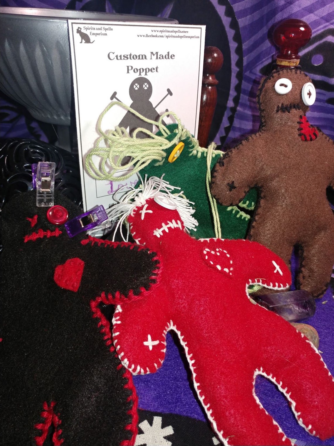 Custom Poppet/dollie/voodoo Doll Hoodoo Witchcraft Magic | Etsy