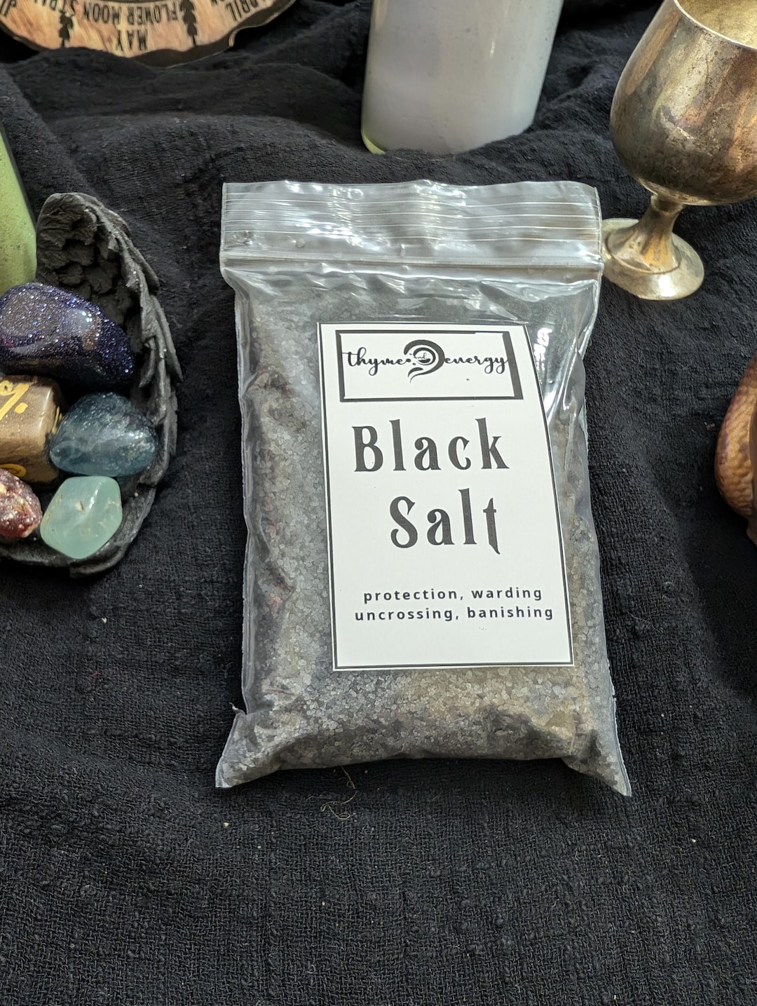 Witch's Black Salt - Protection, Banishing, Uncrossing, Warding, Hoodoo ...