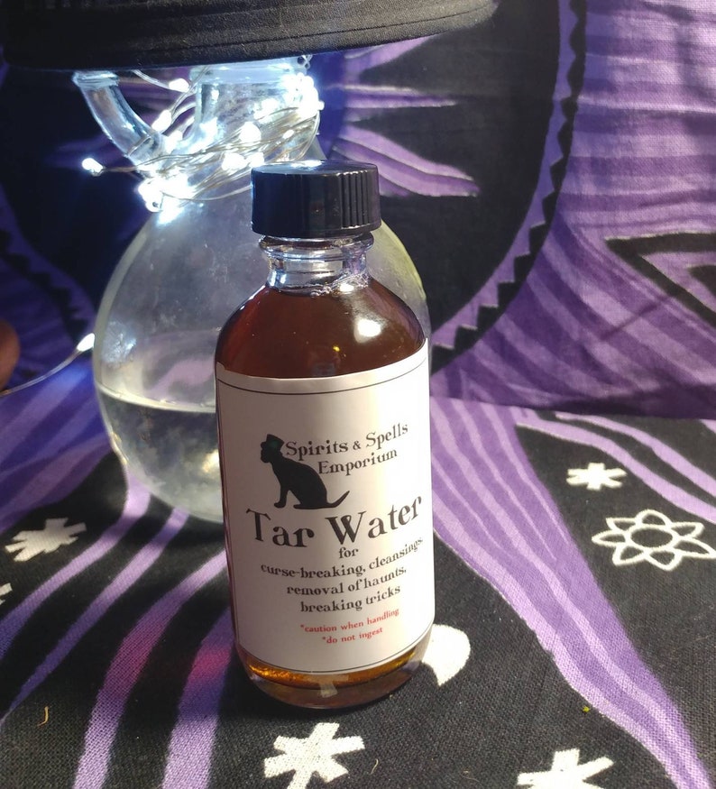 Tar Water Hoodoo Witchcraft Cleansing Curse Breaking | Etsy