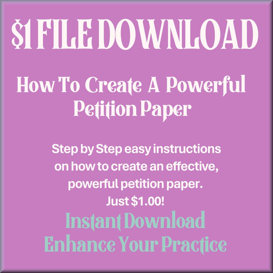 How to Create A Powerful Petition Paper - Download, Document And/or PDF ...