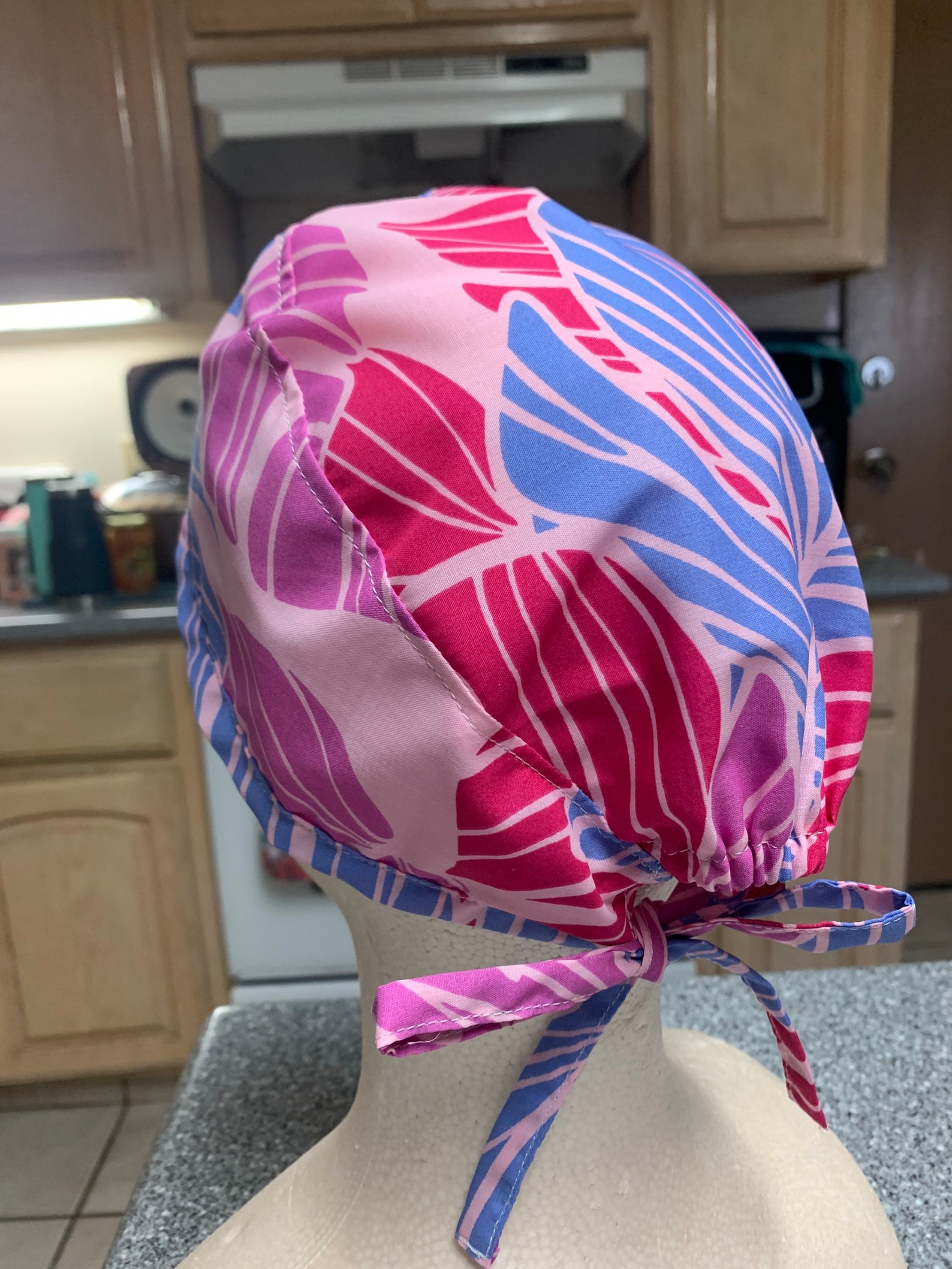 Scrub Cap, Handmade Scrub Cap, Hawaiian Fabric - Etsy