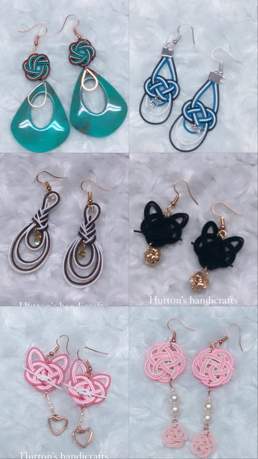 Mizuhiki Accessory, Mizuhiki Earring, Handmade Accessory - Etsy