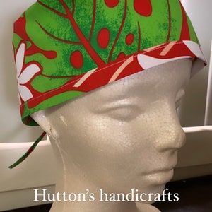 Scrub Cap, Handmade Scrub Cap, Hawaiian Fabric - Etsy