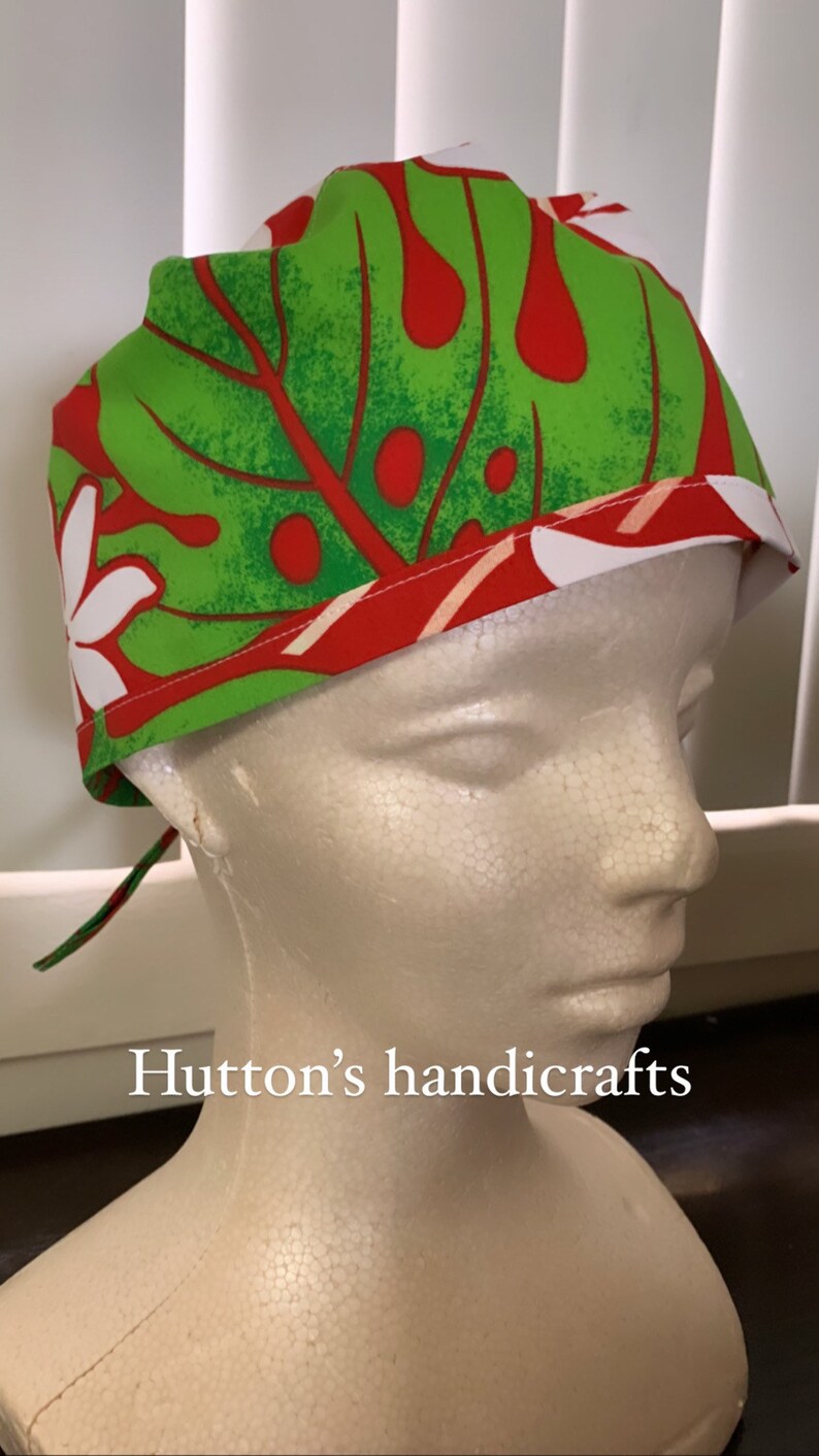 Scrub Cap, Handmade Scrub Cap, Hawaiian Fabric - Etsy