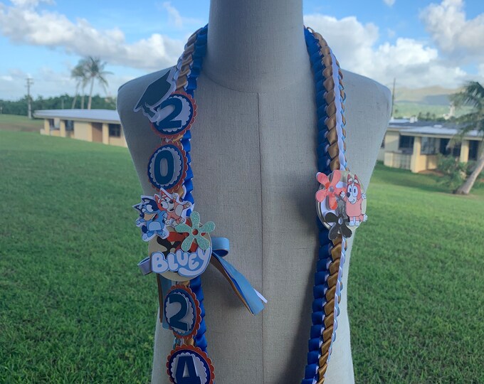 Graduation Lei, Graduate 2024, Handmade Graduation Lei, Grad Gift, Kids ...