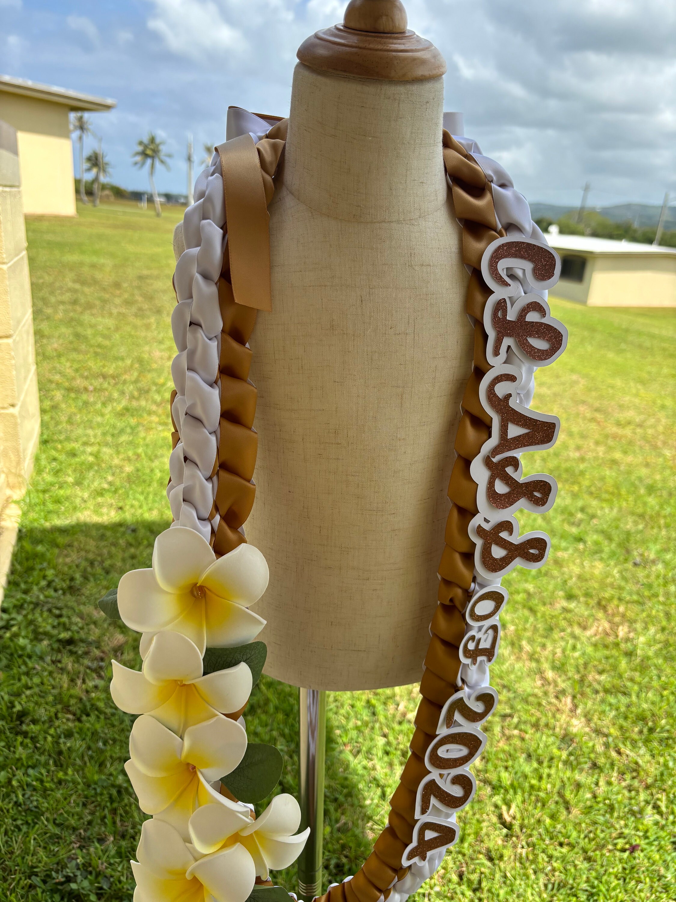 Graduation Lei, Class of 2024 Lei, Graduation, Lei, Handmade Lei ...