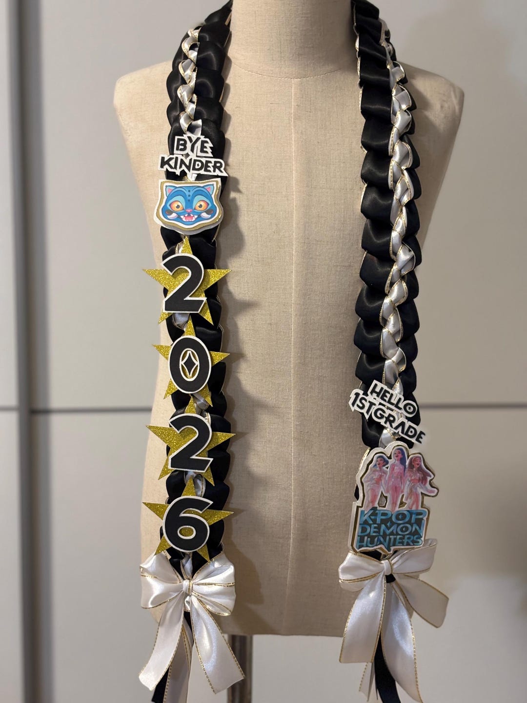 Graduation Lei, Kids Lei, Kindergarten Lei, Grad Cap Topper, Class of ...