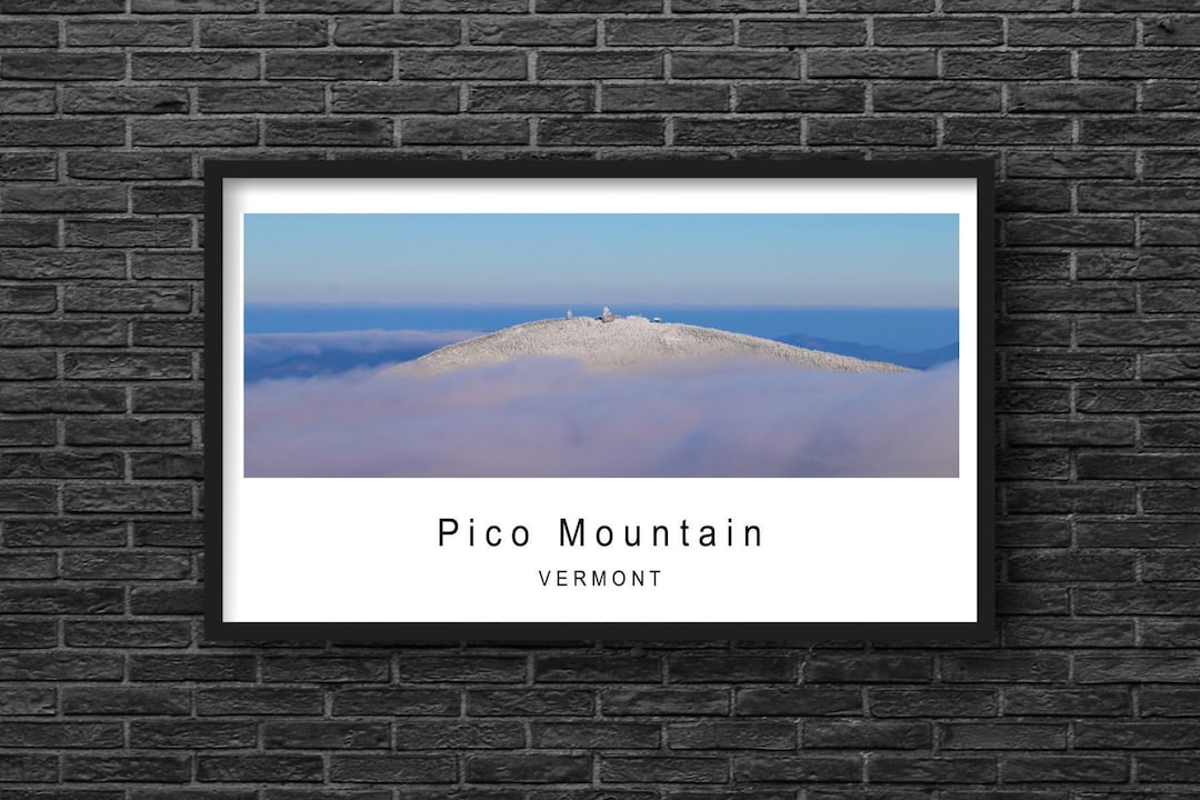 Pico Mountain Vermont 11x17 Poster - Etsy