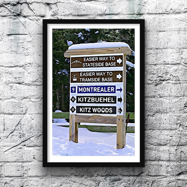 Jay Peak Trail Sign - Etsy
