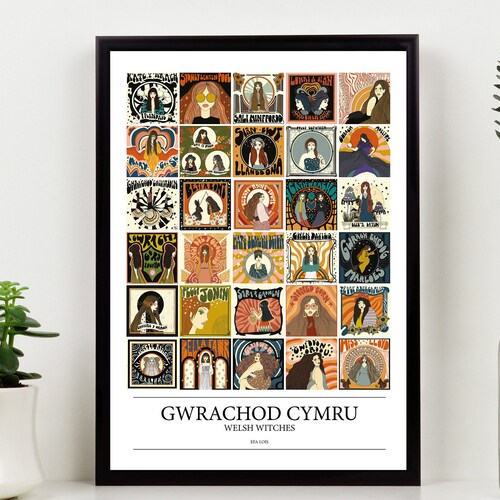 WELSH WITCHES Gwrachod Cymru Efa Lois Print Welsh - Etsy UK