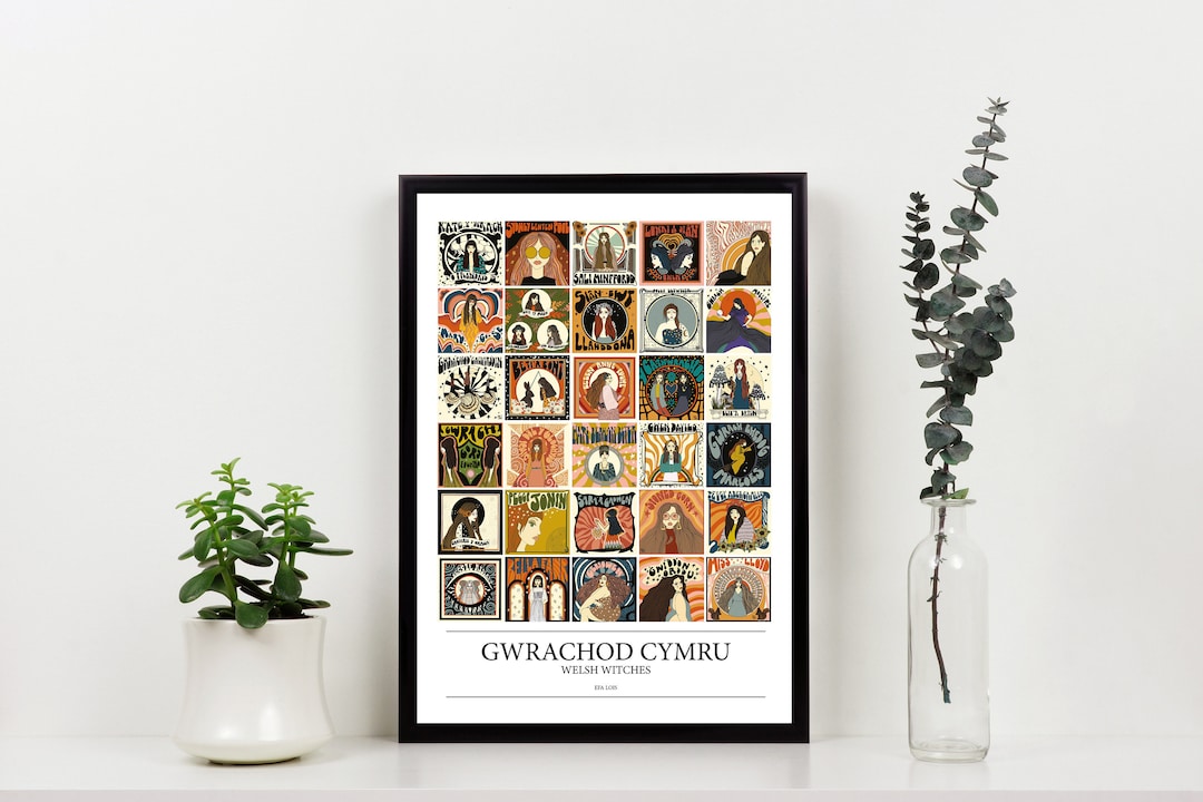 WELSH WITCHES Gwrachod Cymru Efa Lois Print Welsh Folklore History ...