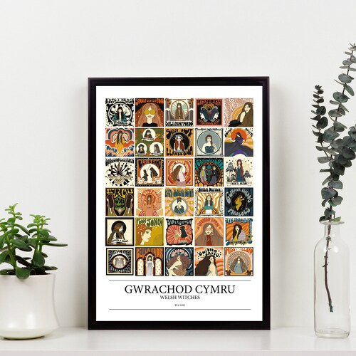 WELSH WITCHES Gwrachod Cymru Efa Lois Print Welsh - Etsy UK