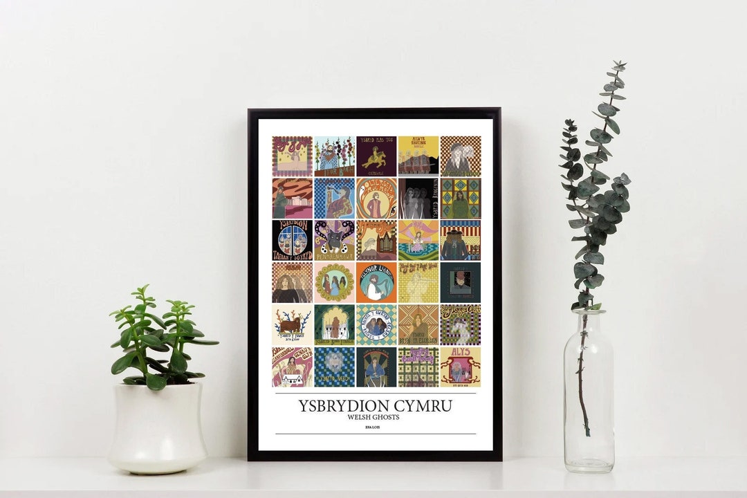 WELSH GHOSTS YSBRYDION Cymru Efa Lois Print Welsh Folklore History ...
