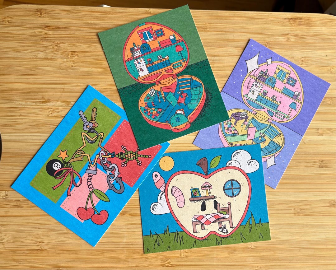 Mini Art Prints: Matte Cardstock (5.25x4 In) - Etsy