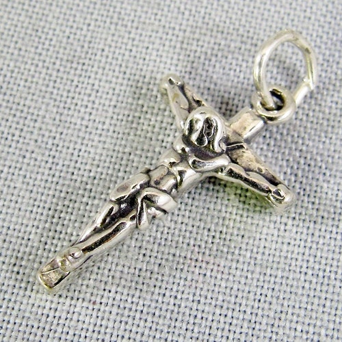 Small Sterling Silver Cross Pendant Only - Etsy
