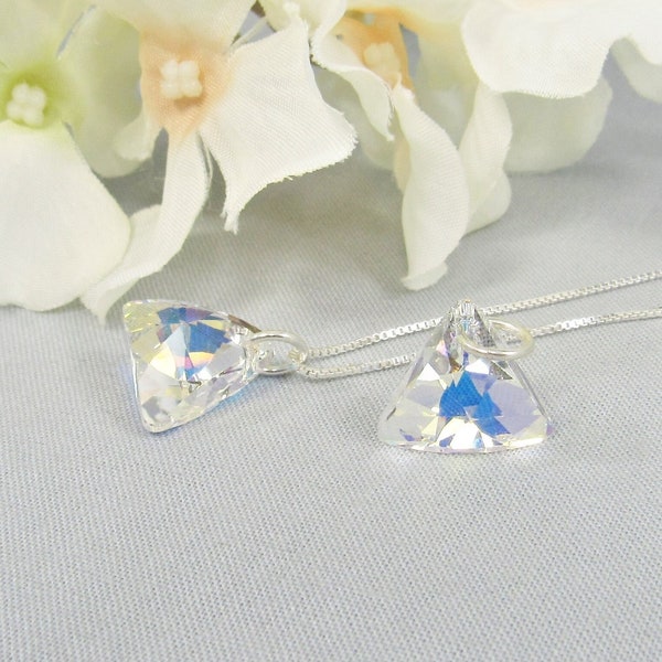 Crystal Pendant Necklace - Etsy