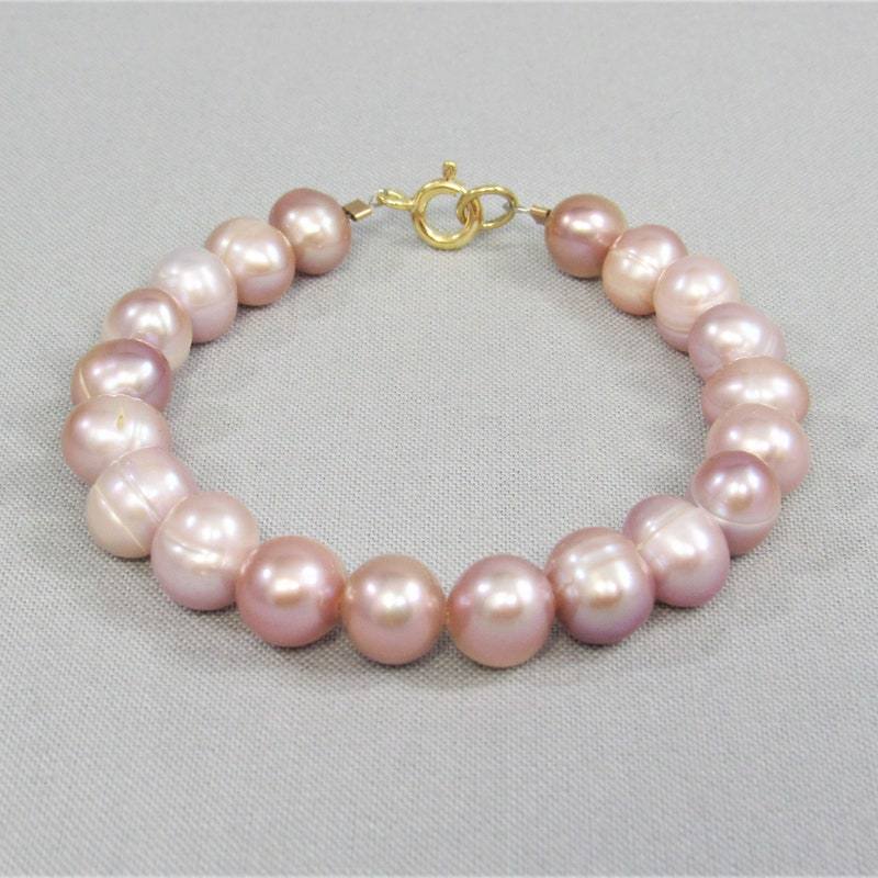 Pink Pearl Stretch Ring - Etsy