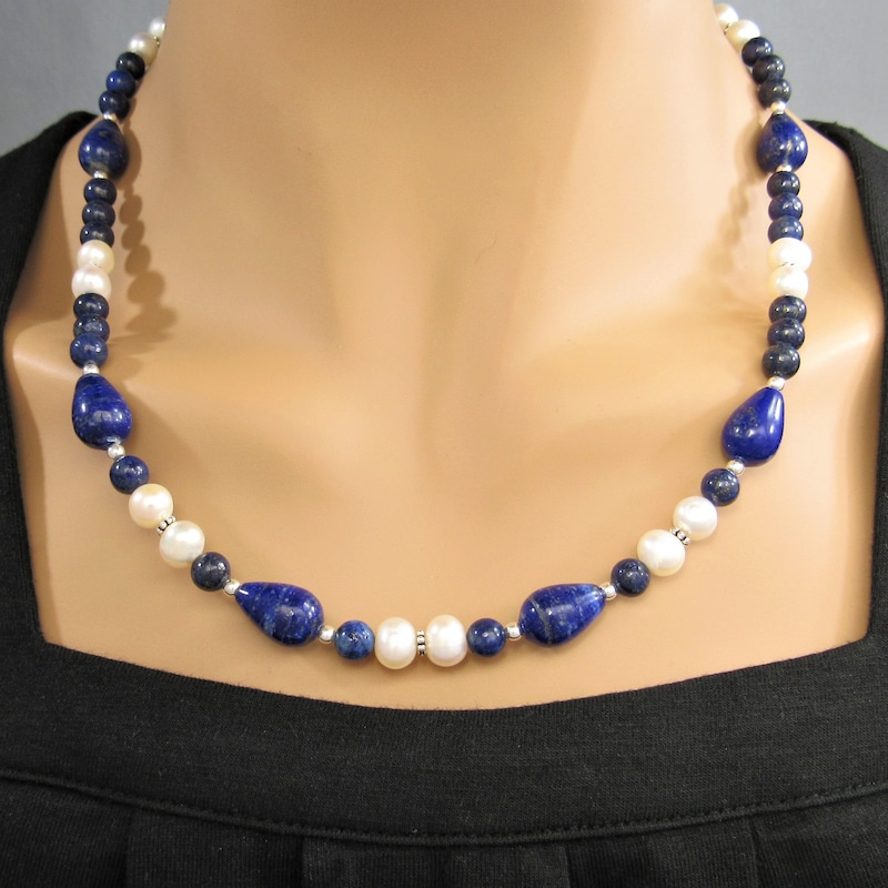 Lapis Necklace - Etsy