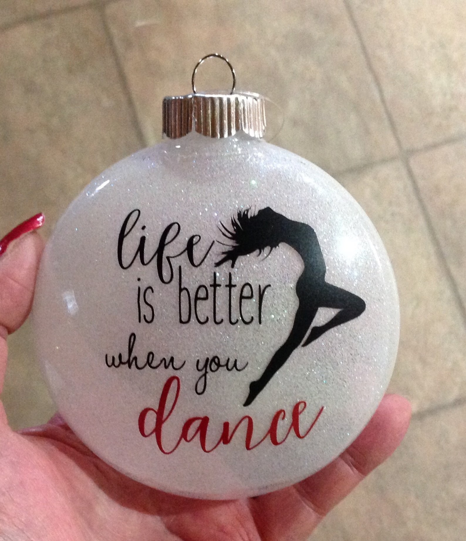 Dance Ballerina Ornament, Ballerina Ornament Dance, Ornament Dance ...