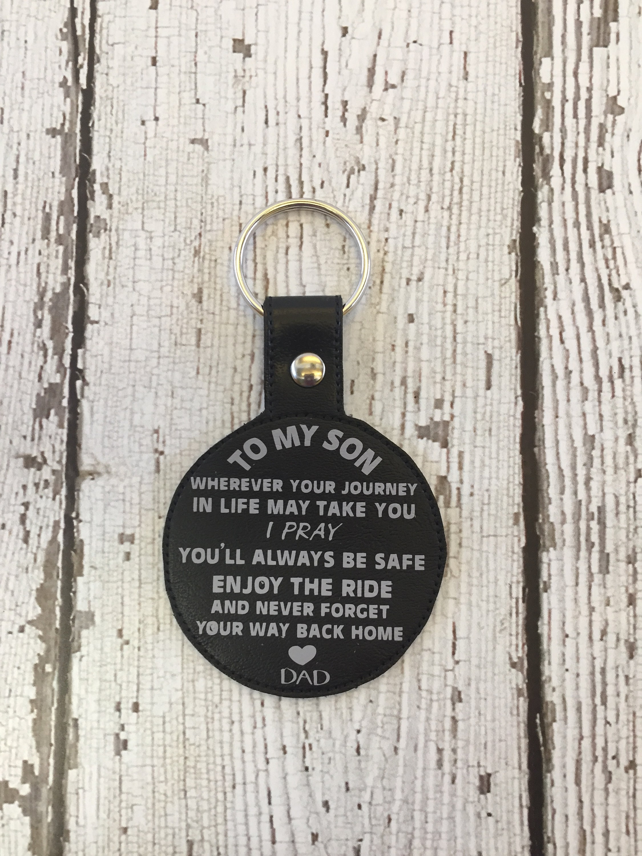 Keychain For Son For Son Keychain Keychain For Son From Dad | Etsy