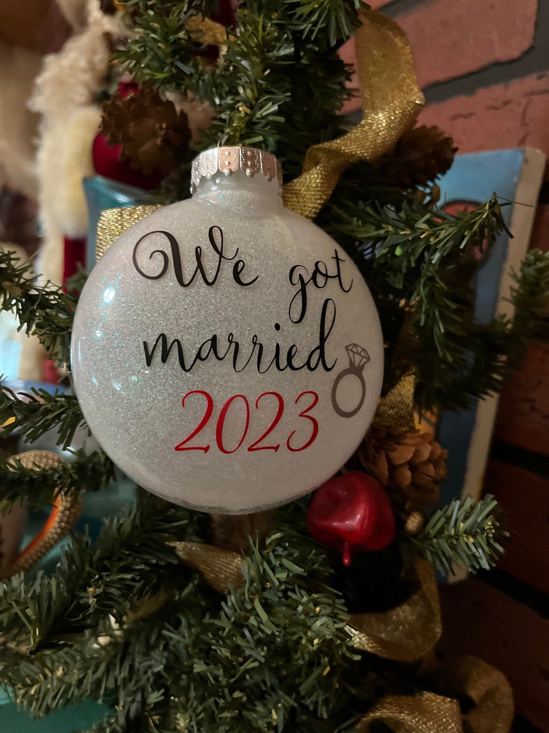 Just Married Gifts, Just Married Gift, Just Married Gift Ornament - Etsy