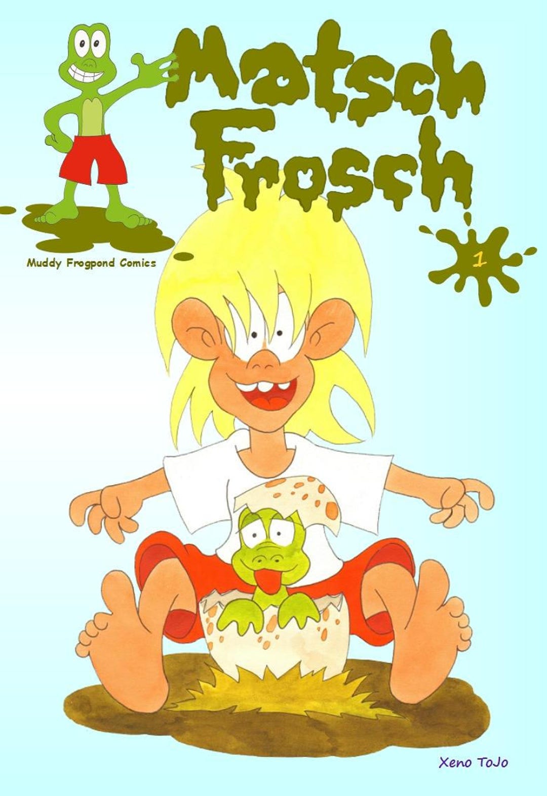 Mud Frog 1 Mud Fight in the Dinosaur Swamp comic Book for Children - Etsy