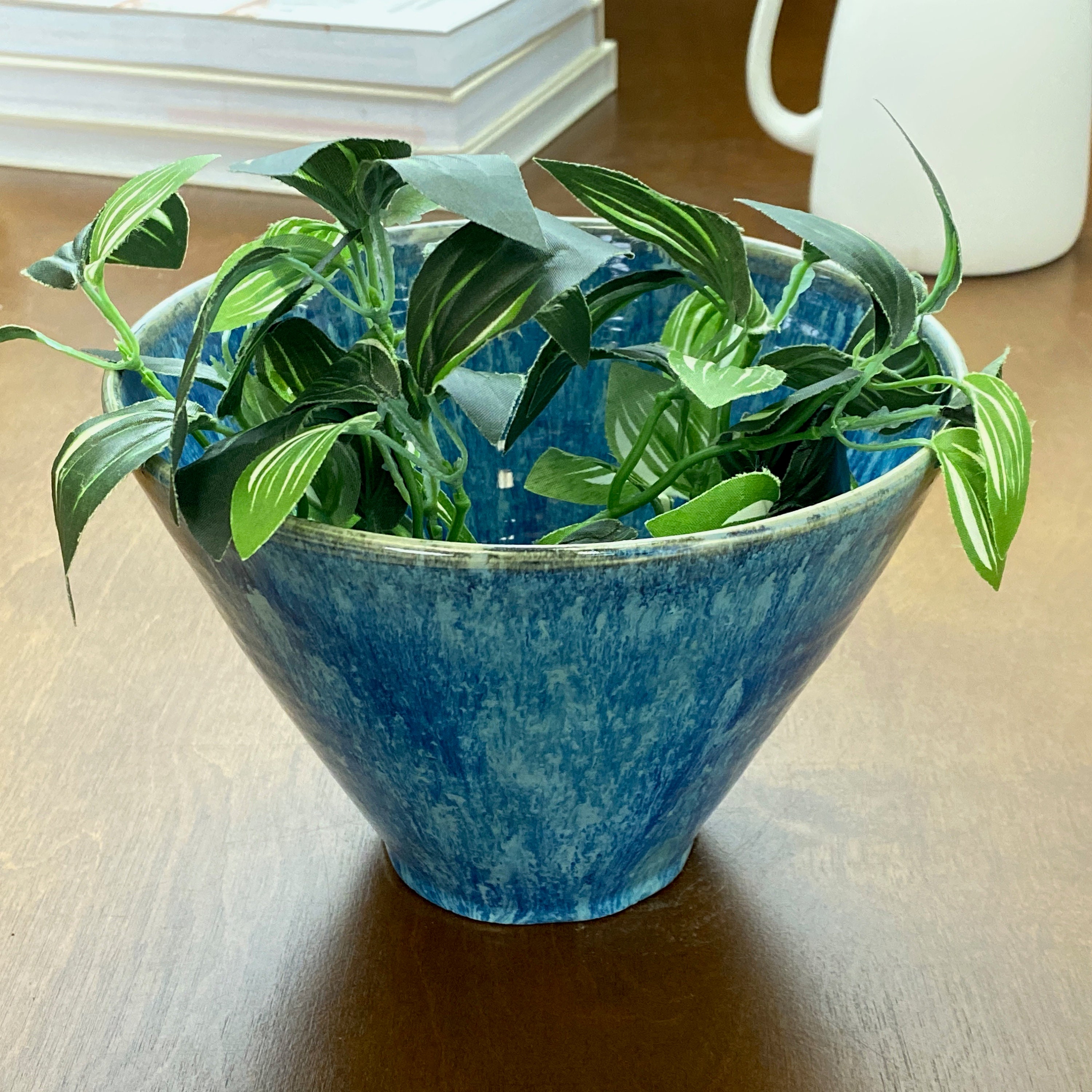 Ocean Bowl Pottery Bowl Ocean Planter Wedding Gift Serving - Etsy