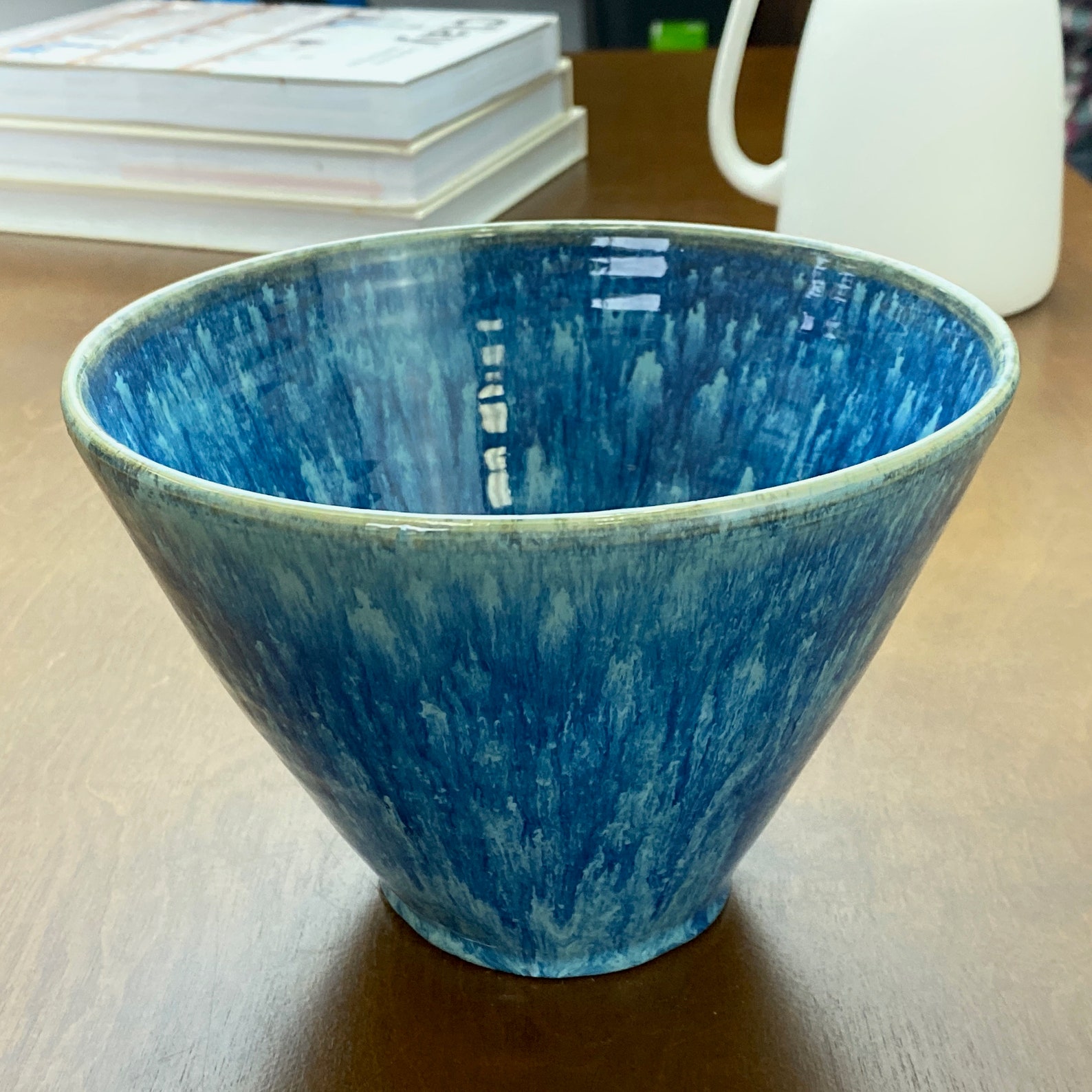 Ocean Bowl Pottery Bowl Ocean Planter Wedding Gift Serving - Etsy