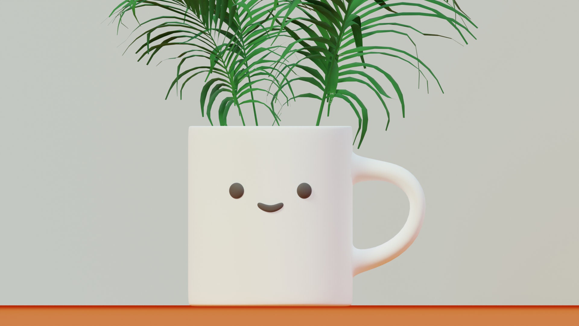 Smile Tree Cup Cute 3D Printable Planter Mug for Home Decor and Gifts ...