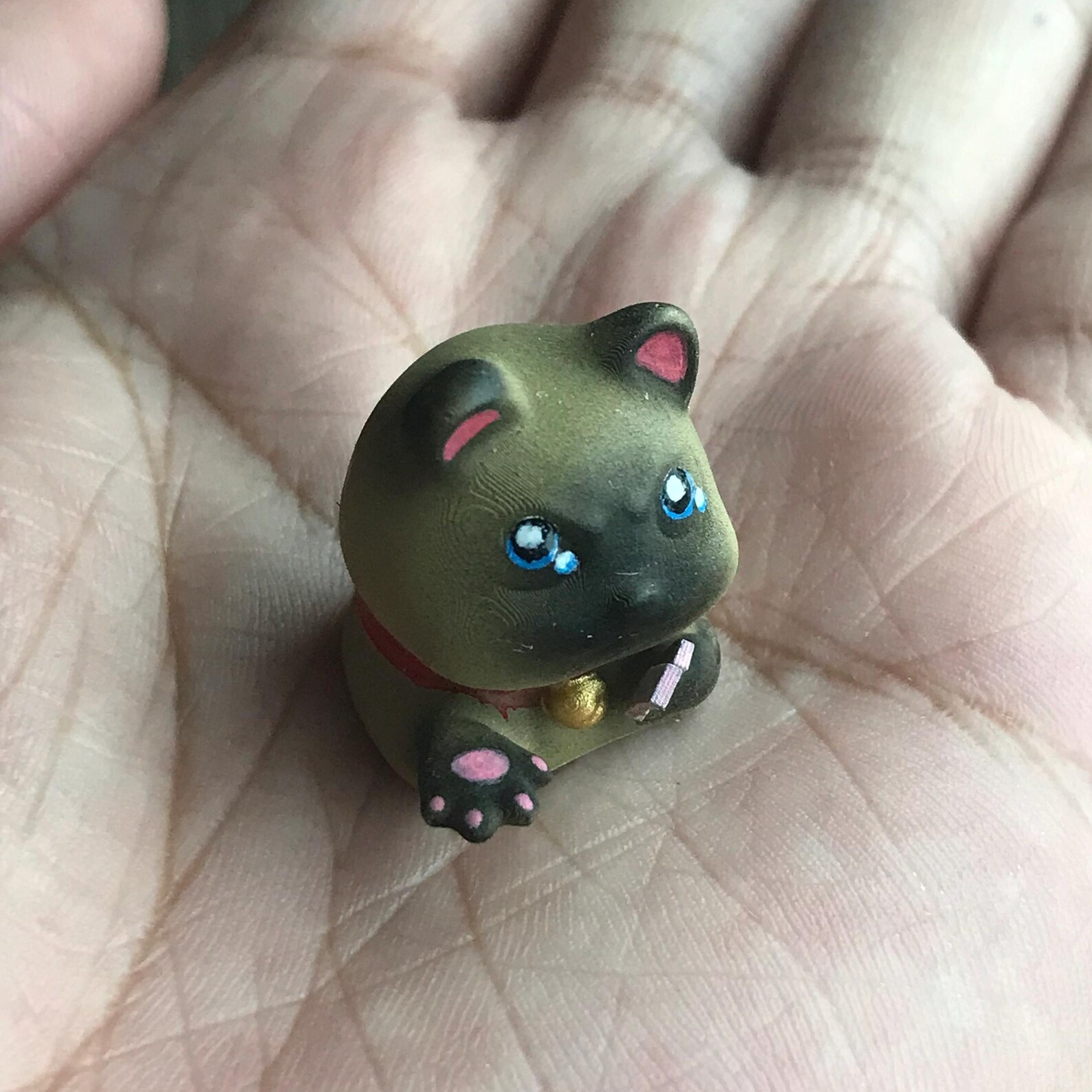 Bribe the Siamese Cat Keycaps Handcraft Artisan Keycap for Mechanical ...