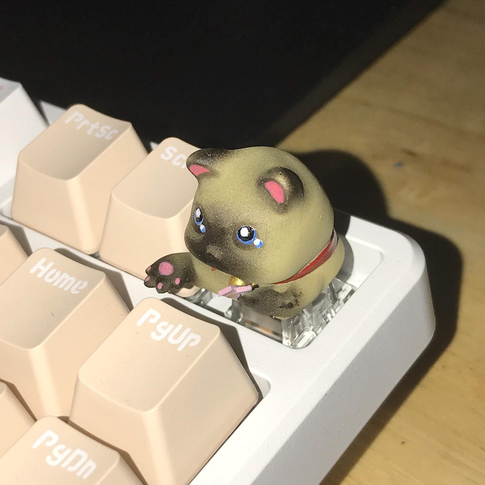 Bribe the Siamese Cat Keycaps Handcraft Artisan Keycap for Mechanical ...