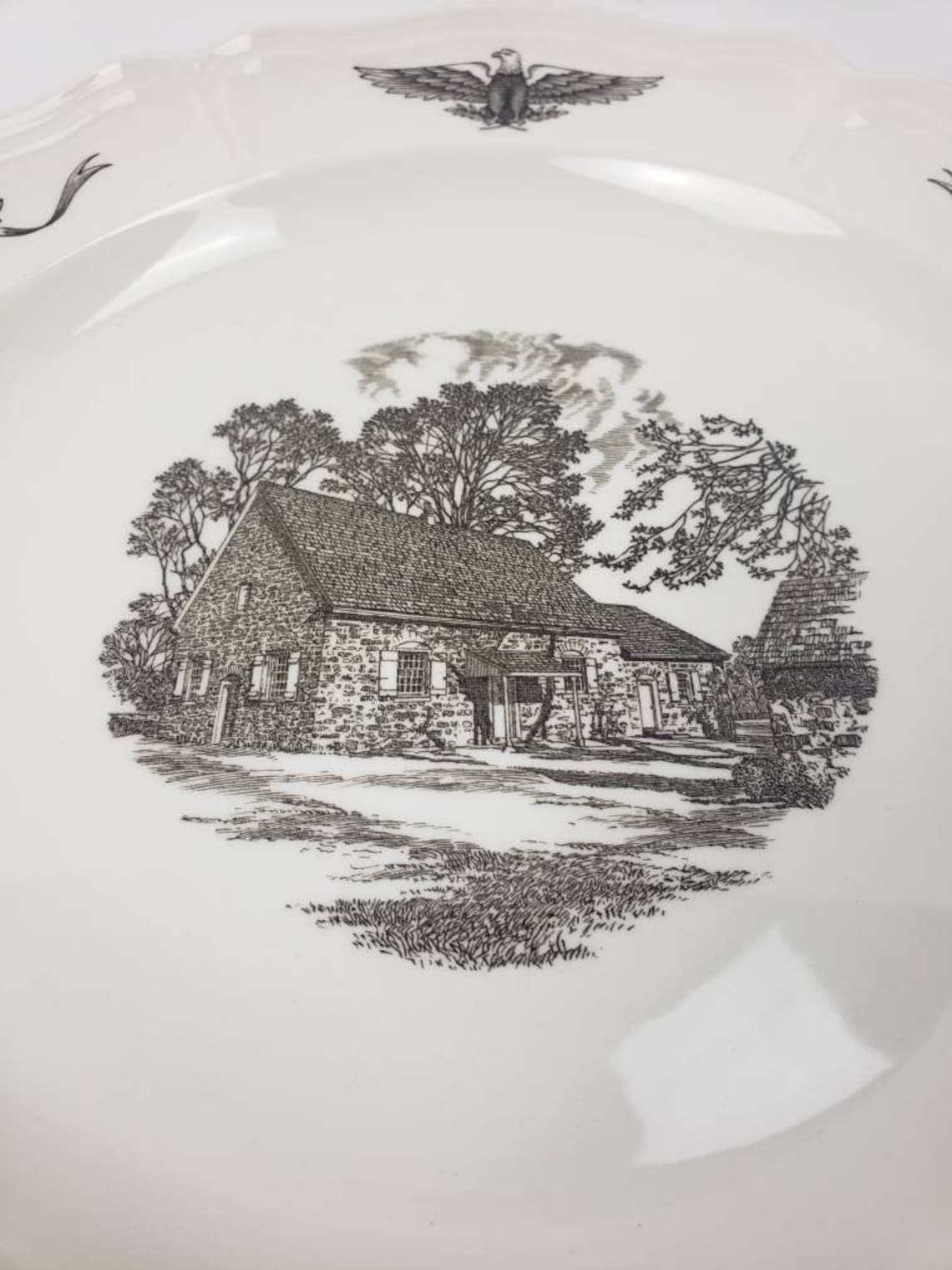 Wedgwood for John Wanamaker Philadelphia Radnor Meeting House at Ithan ...