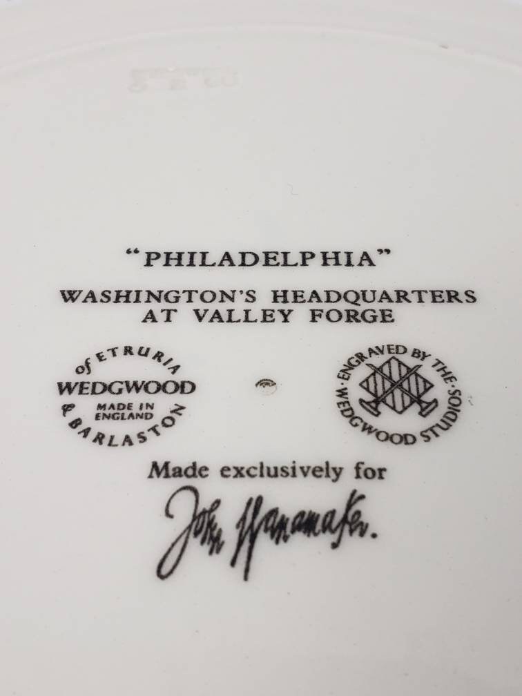 Wedgwood for John Wanamaker Philadelphia Washington's Headquarters at ...